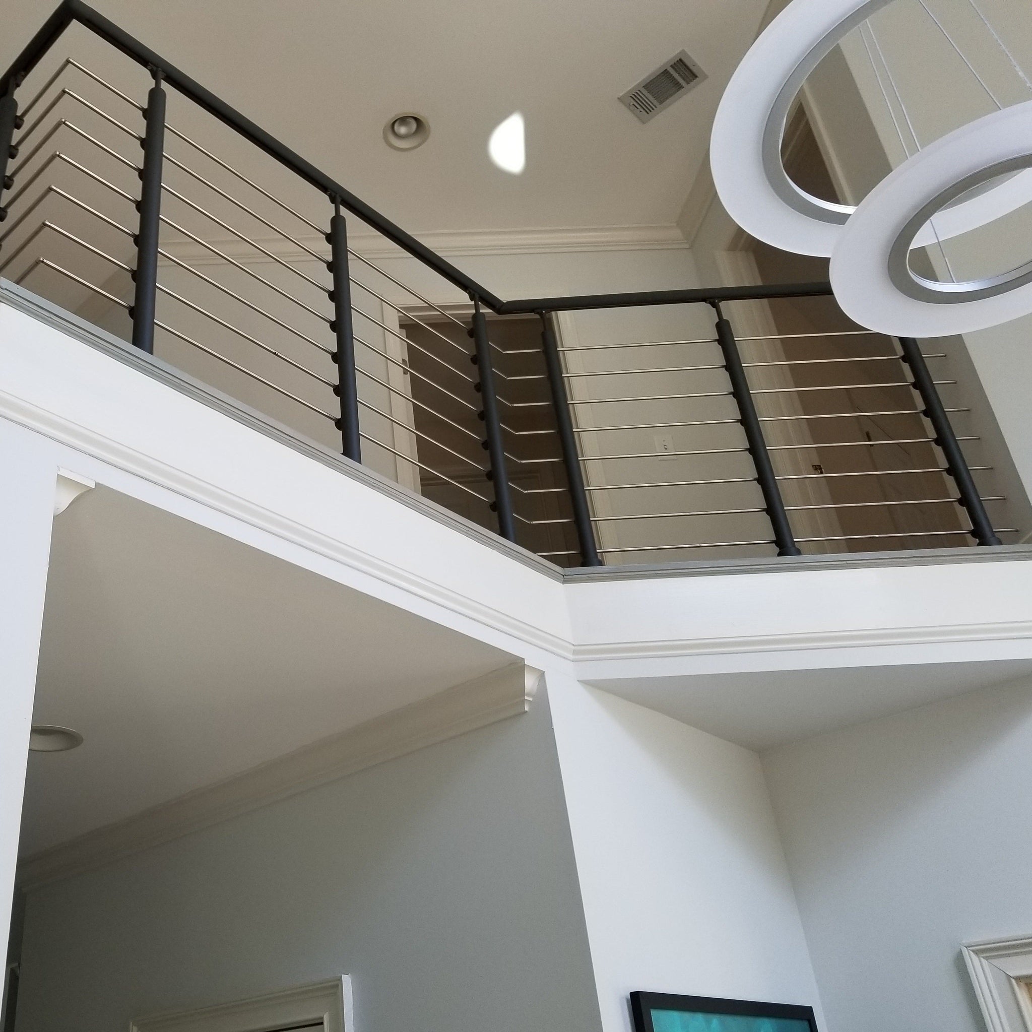 Prova 36" Metal Top Mount Railing Posts | Staircase & Railing Store ...