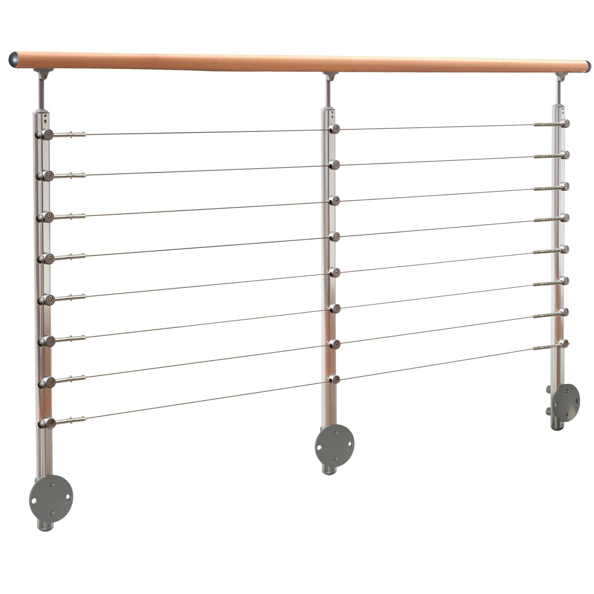 Prova 36" Metal Side Mount Railing Posts | Staircase & Railing Store ...