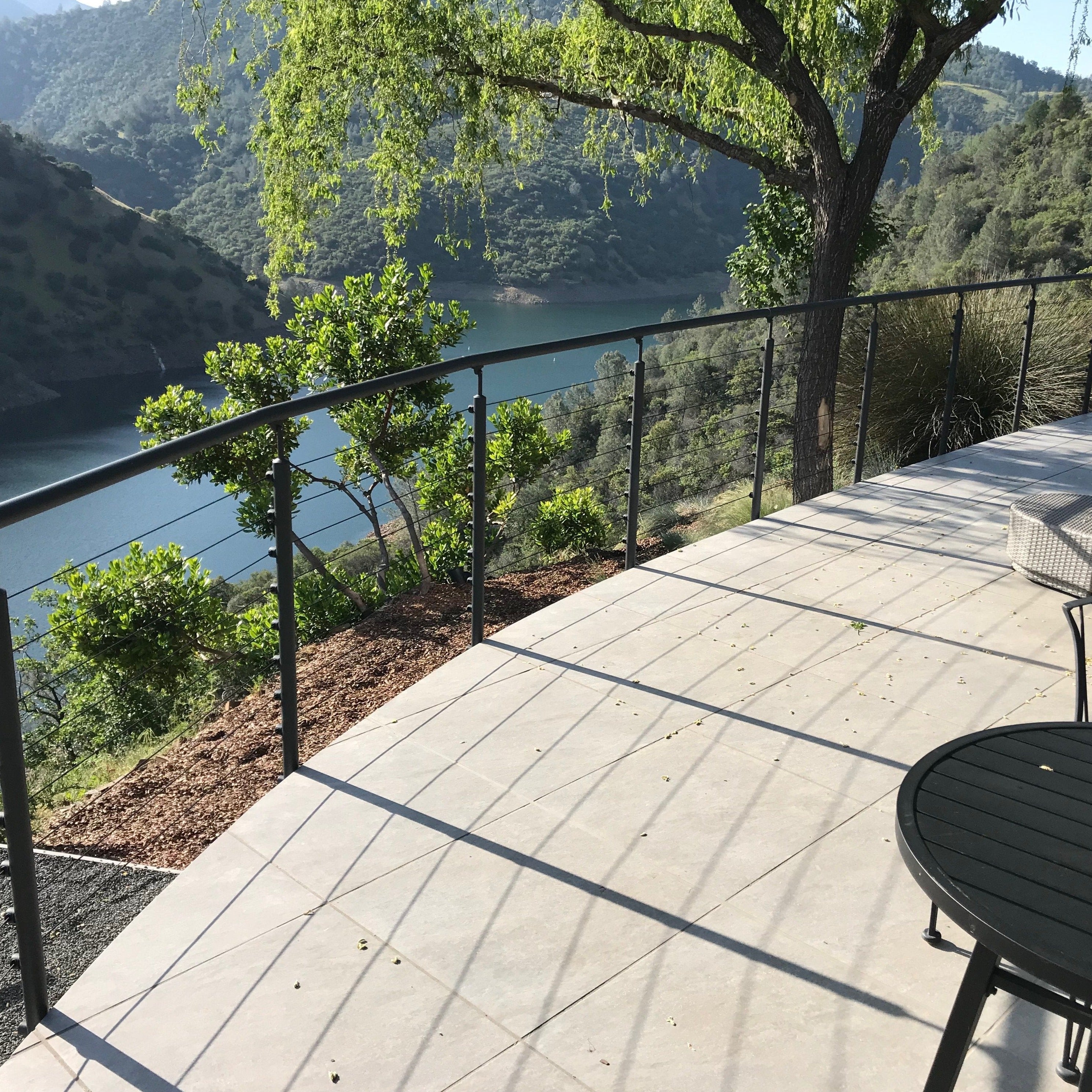 Prova 36" Metal Side Mount Railing Posts | Staircase & Railing Store ...